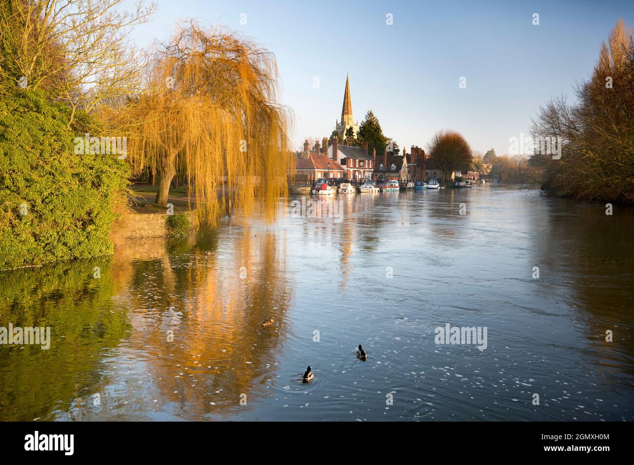 Abingdon, England - 30 December 2019; No people in shot. Saint Helen's ...
