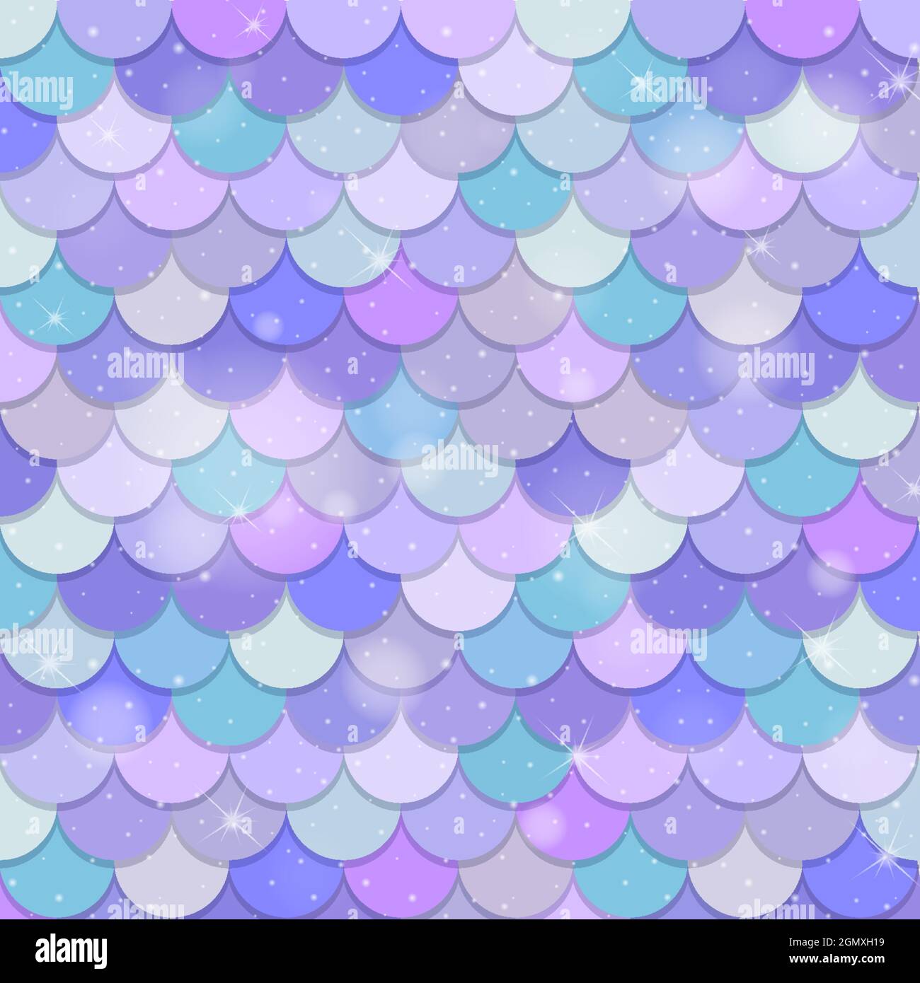 Fish scale seamless pattern background illustration Stock Vector Image ...