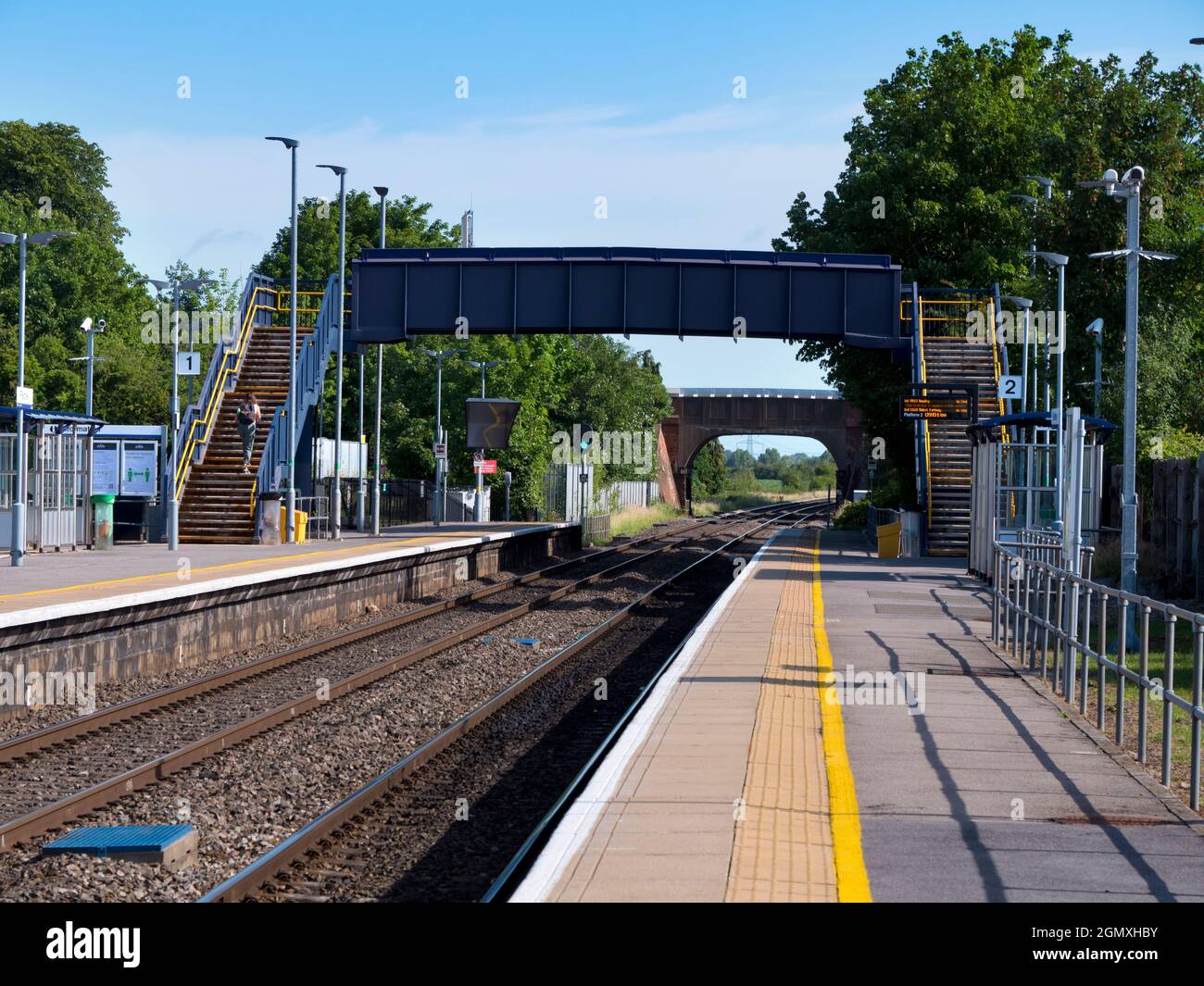 Radley Village, Oxfordshire, England - May 2020; no people in view ...