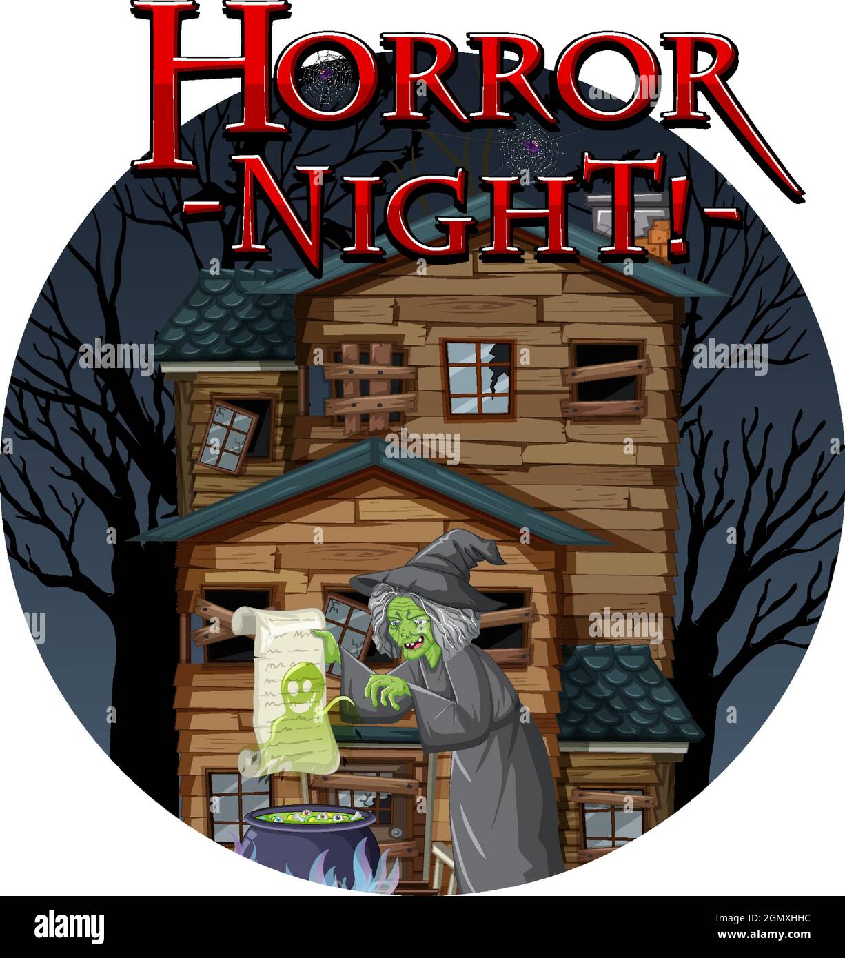 Haunted word Stock Vector Images - Alamy