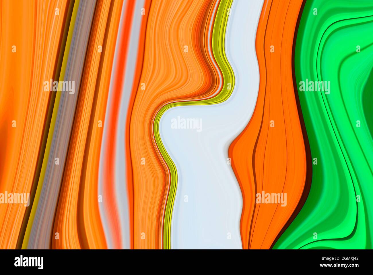 Marble ink colorful. Orange and Green marble pattern texture abstract ...