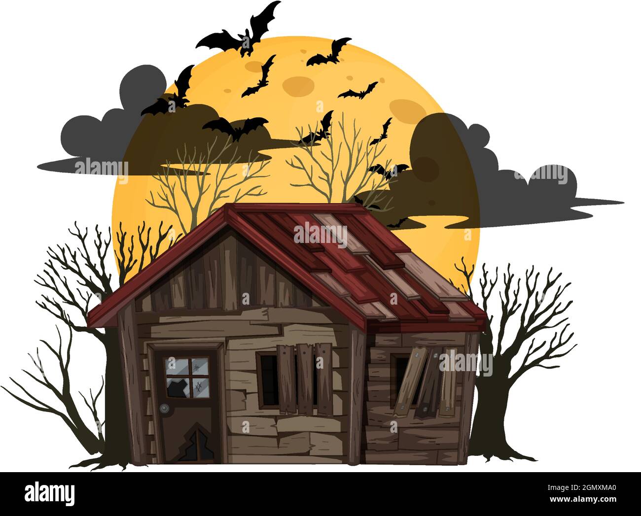 Animated Ruined House