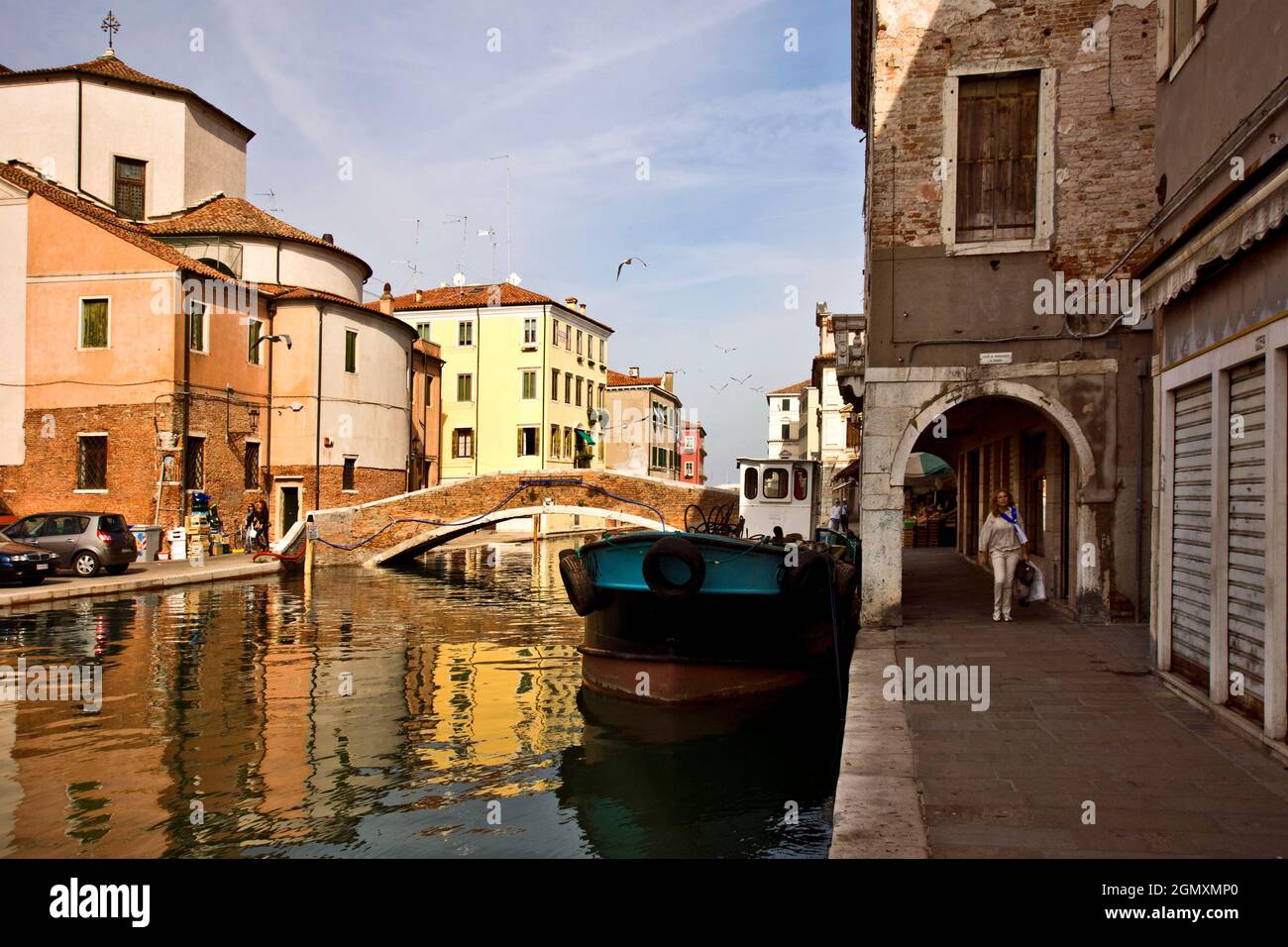 Caneva Bridge, Chioggia, Venice, Veneto, Italy, Europe Stock Photo - Alamy