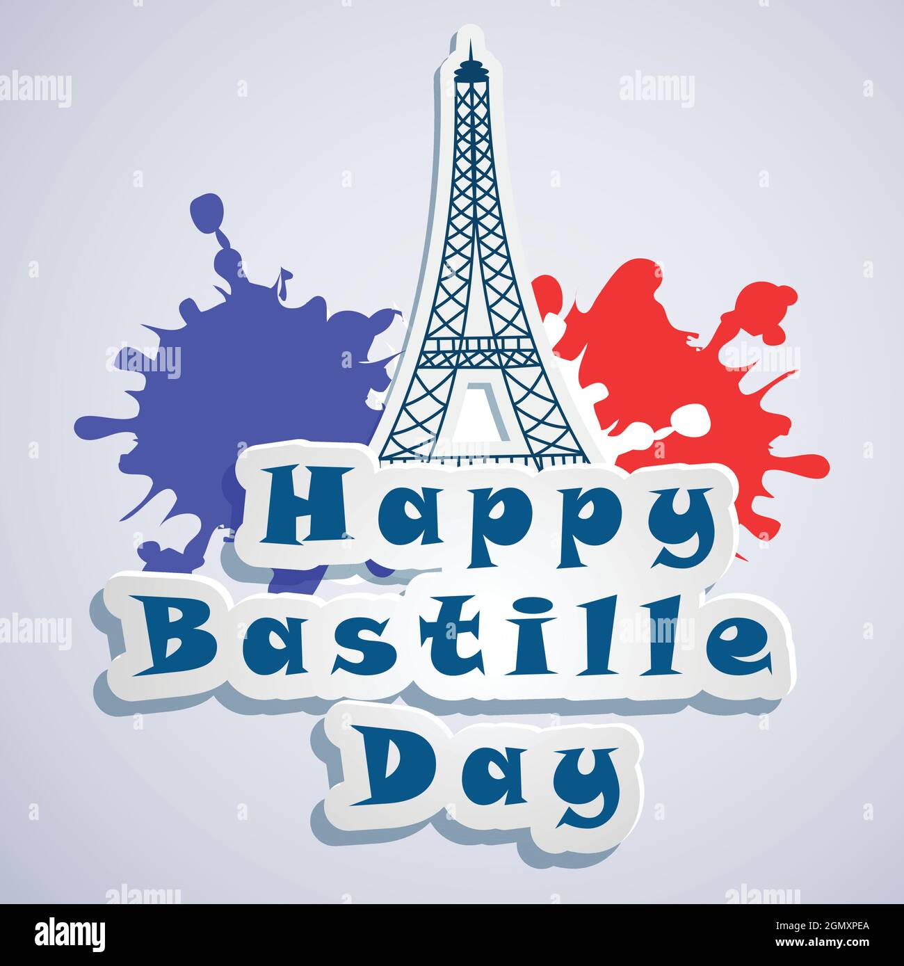 Paris de la bastille Stock Vector Images - Alamy