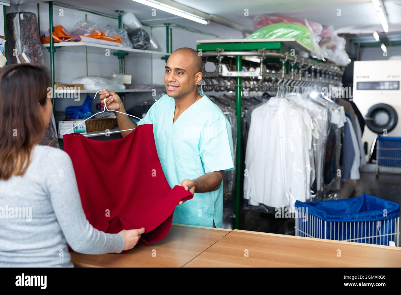 Handing clothes to dry hi-res stock photography and images - Alamy