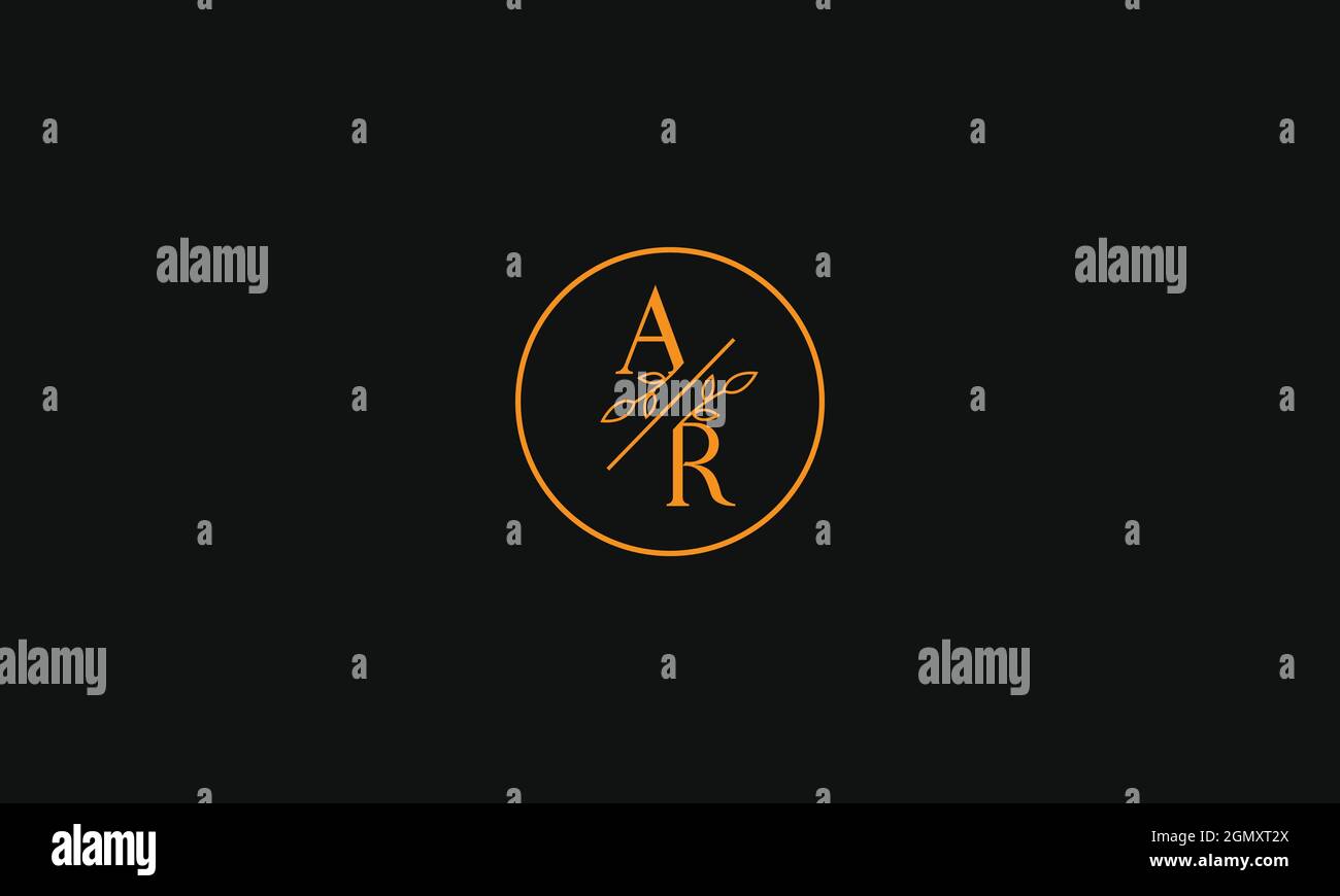 Letter ar vector vectors hi-res stock photography and images - Alamy