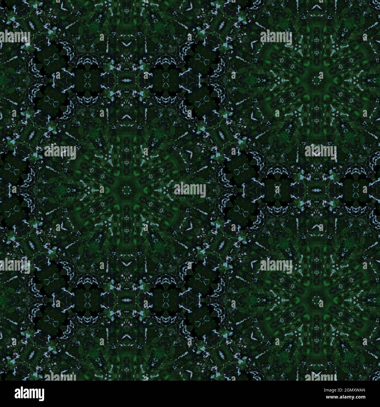 Abstract green mandala pattern background - perfect for wallpaper Stock ...