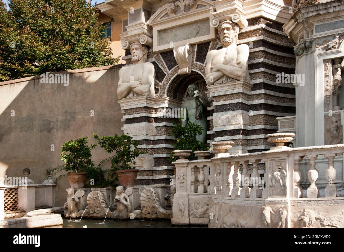 The Fountain of the Body ', Villa D'Este, Tivoli, Lazio, Italy, Europe ...
