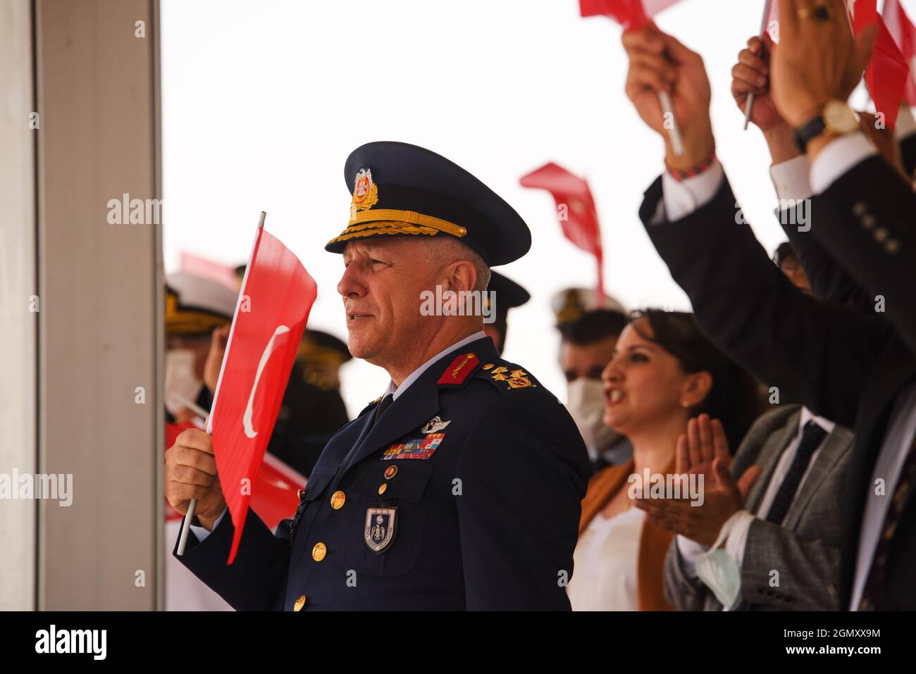 Izmir, Turkey - September 9, 2021: Lieutenant general of Turkish ... Izmir, Turkey - September 9, 2021: Lieutenant general of Turkish ...