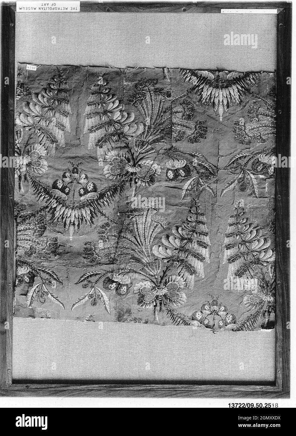 Piece Date Ca 1760 Culture French Medium Silk And Metal