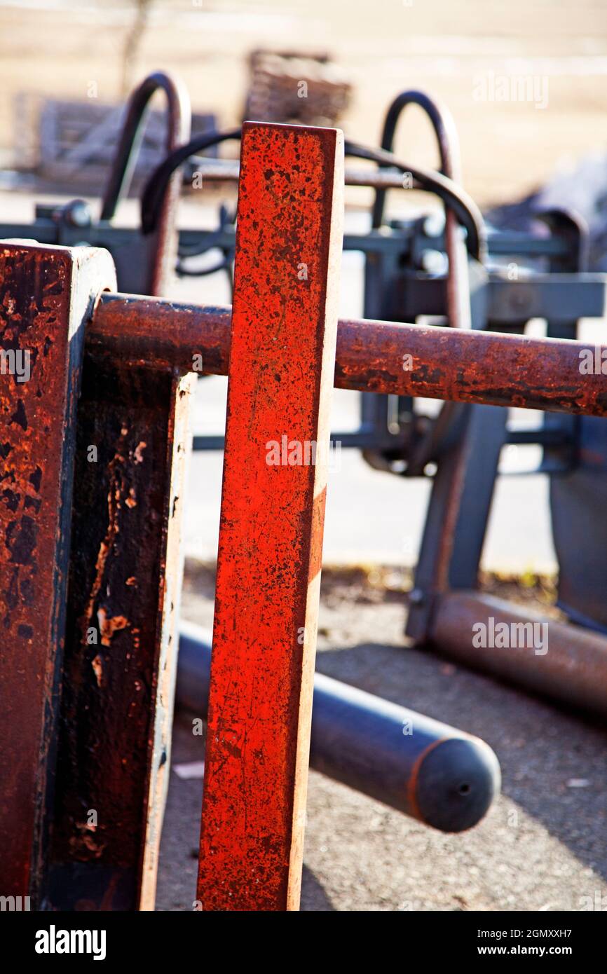 random rusty and worn scrap metal Stock Photo - Alamy