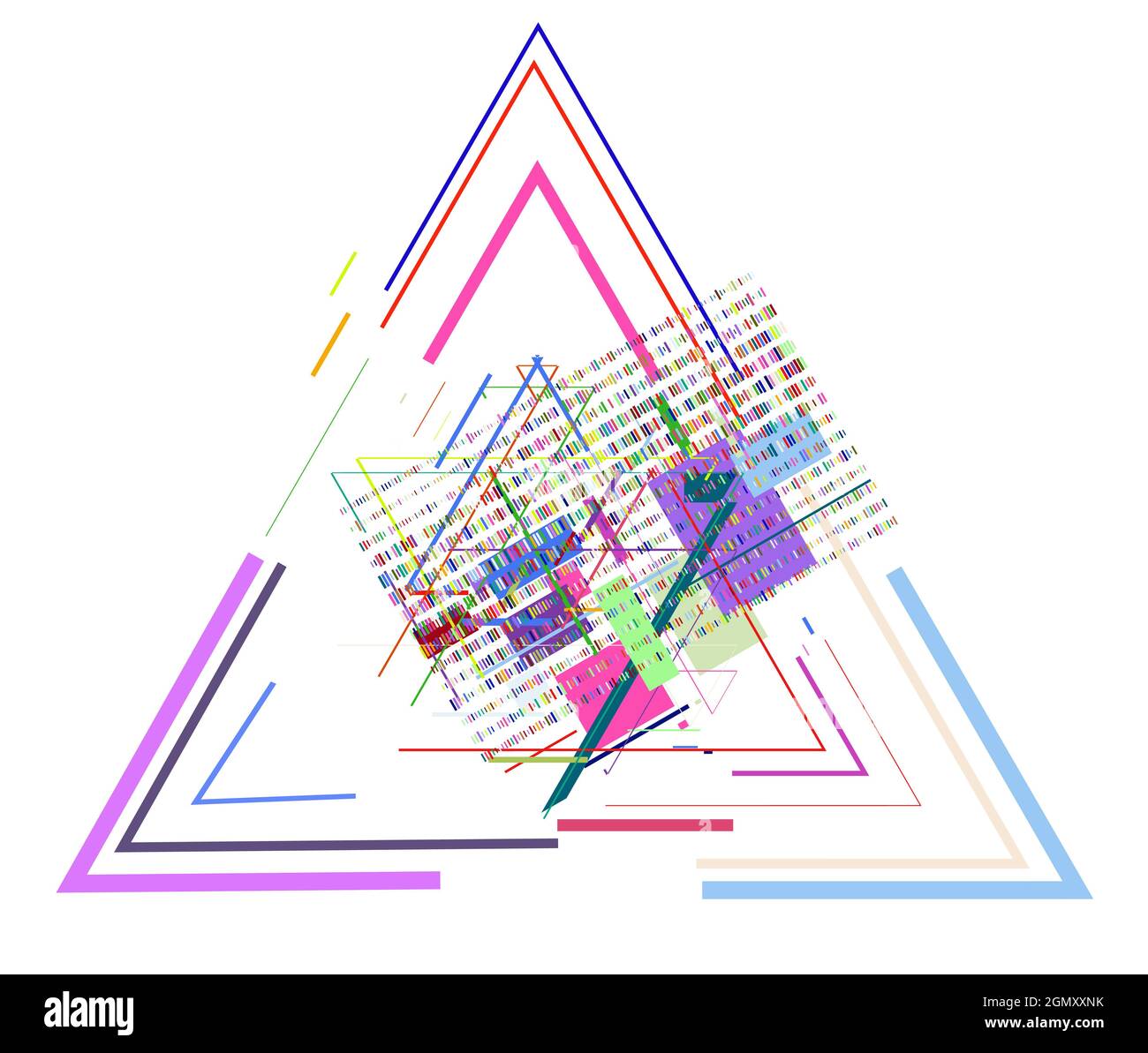 Triangles vector art hi-res stock photography and images - Alamy