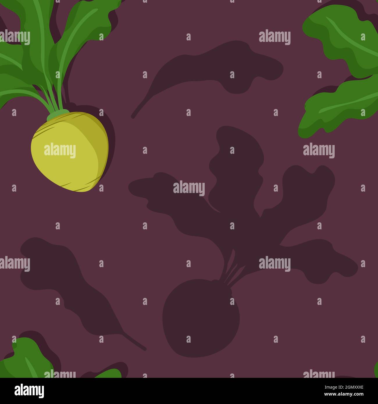 Green turnip on a purple background - vector background Stock Vector ...