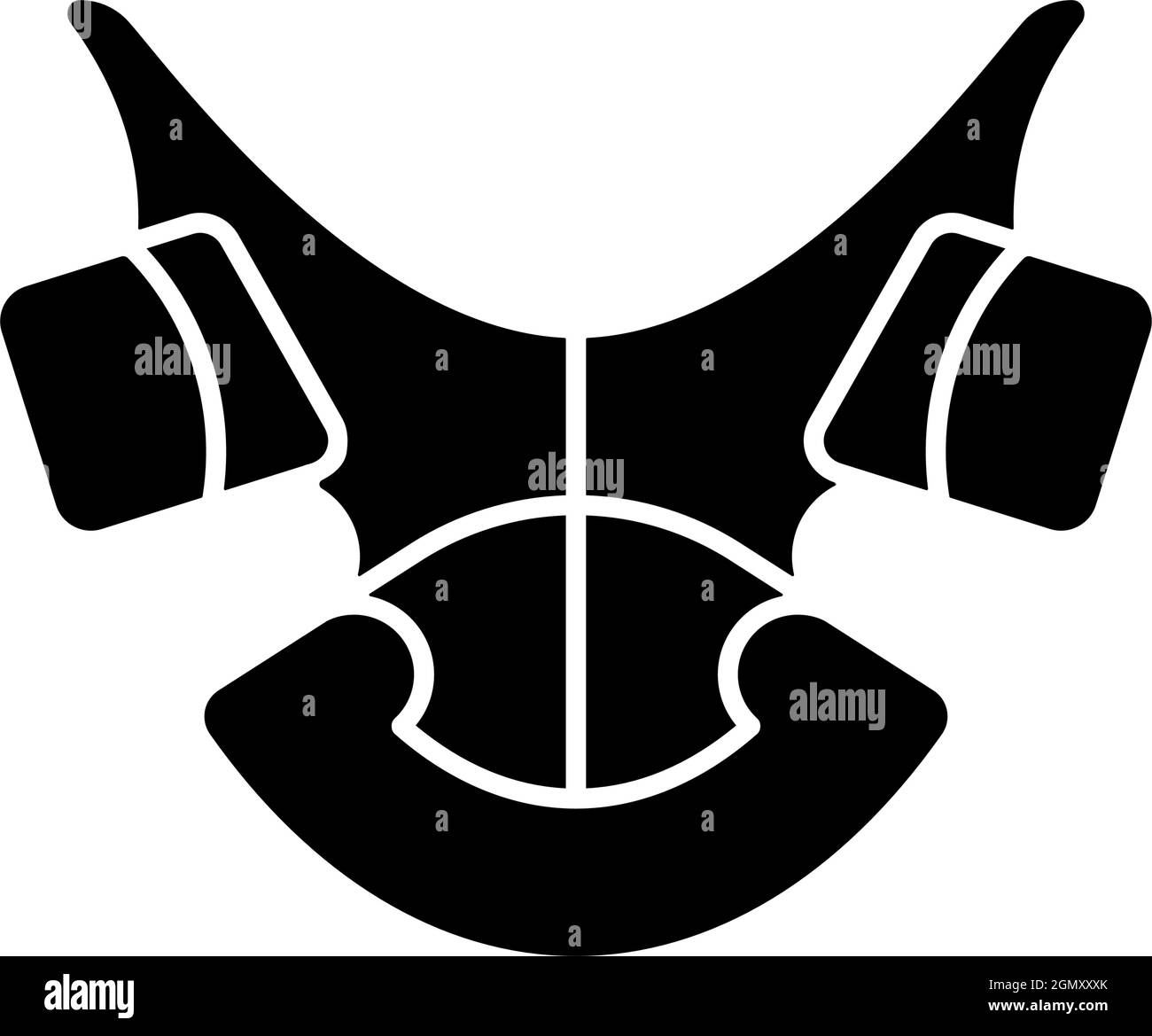Dental retainer black glyph icon Stock Vector Image & Art - Alamy