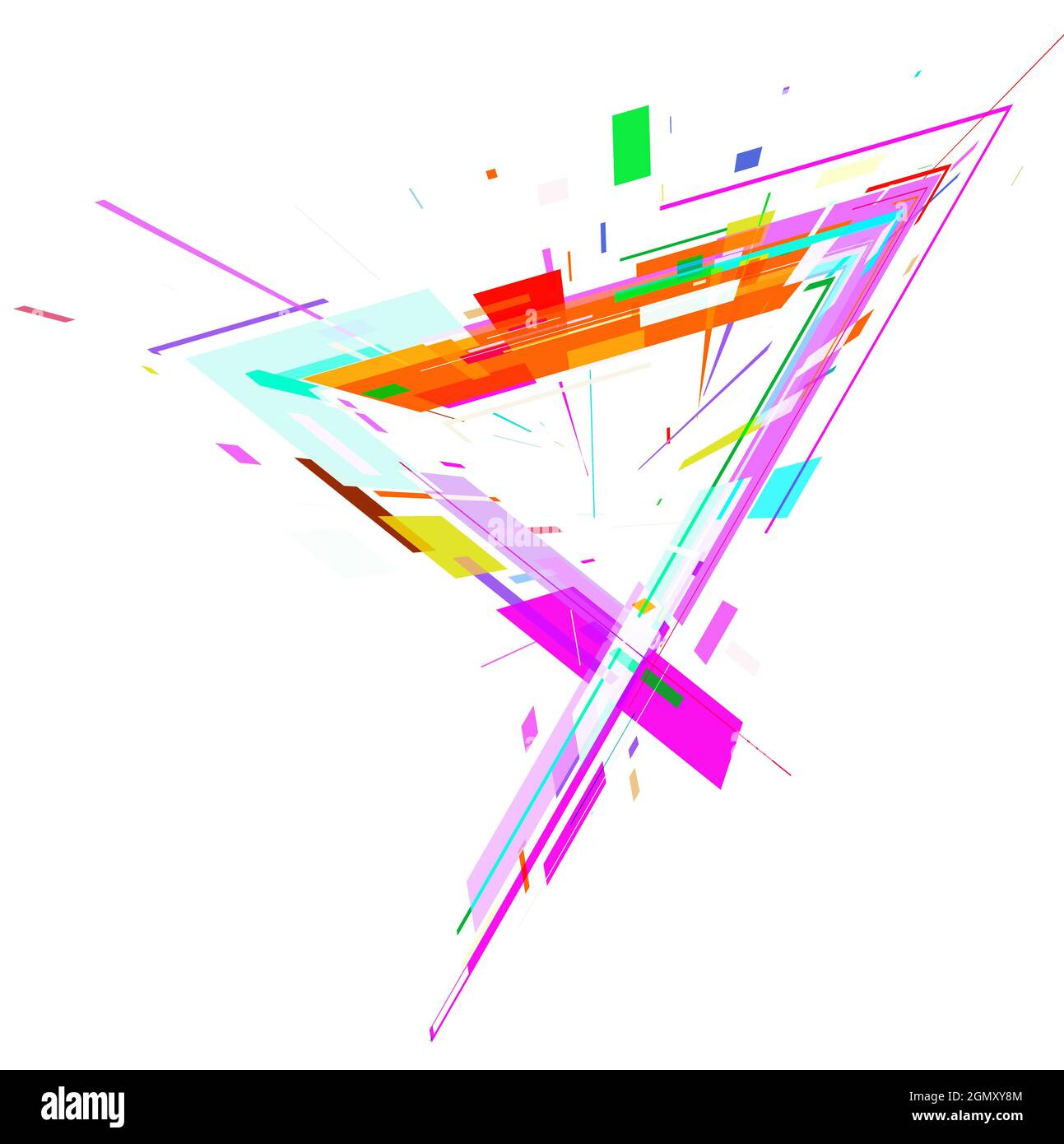 Triangles vector art hi-res stock photography and images - Alamy