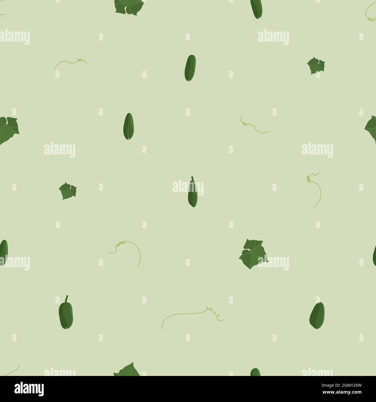 Cucumbers - vector background Stock Vector Image & Art - Alamy