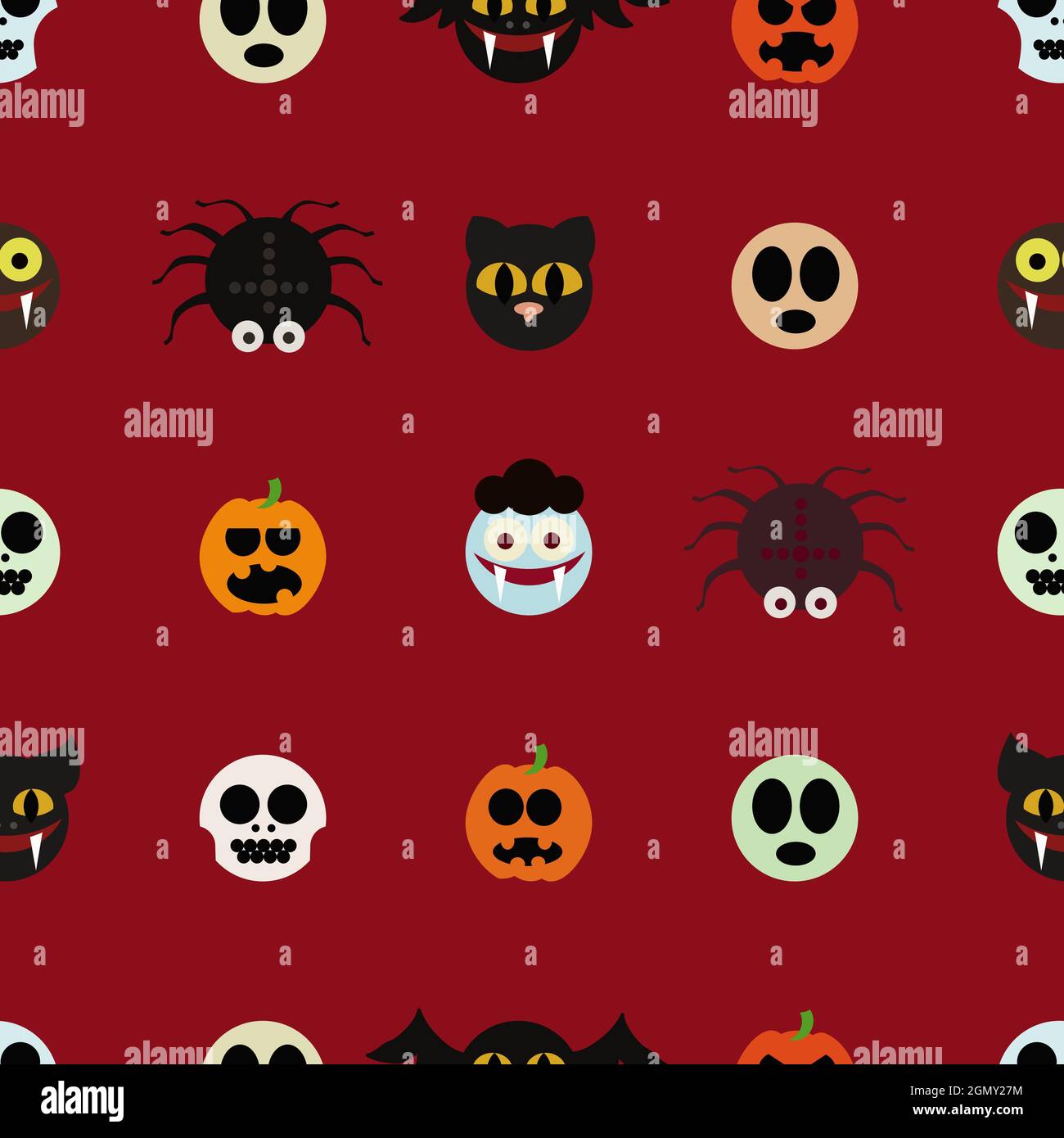 Halloween monsters - vector background Stock Vector Image & Art - Alamy