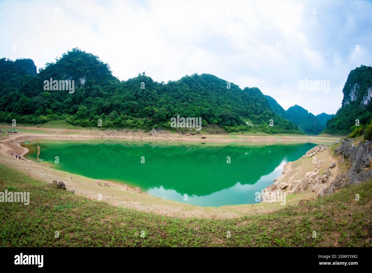 Thang Hen lake in Cao Bang province northern Vietnam Stock Photo - Alamy