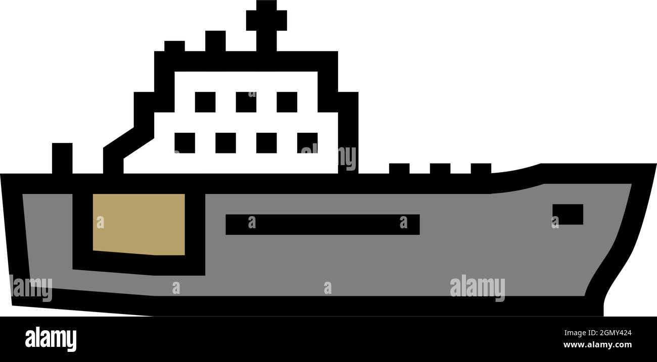 navy boat color icon vector illustration Stock Vector Image & Art - Alamy