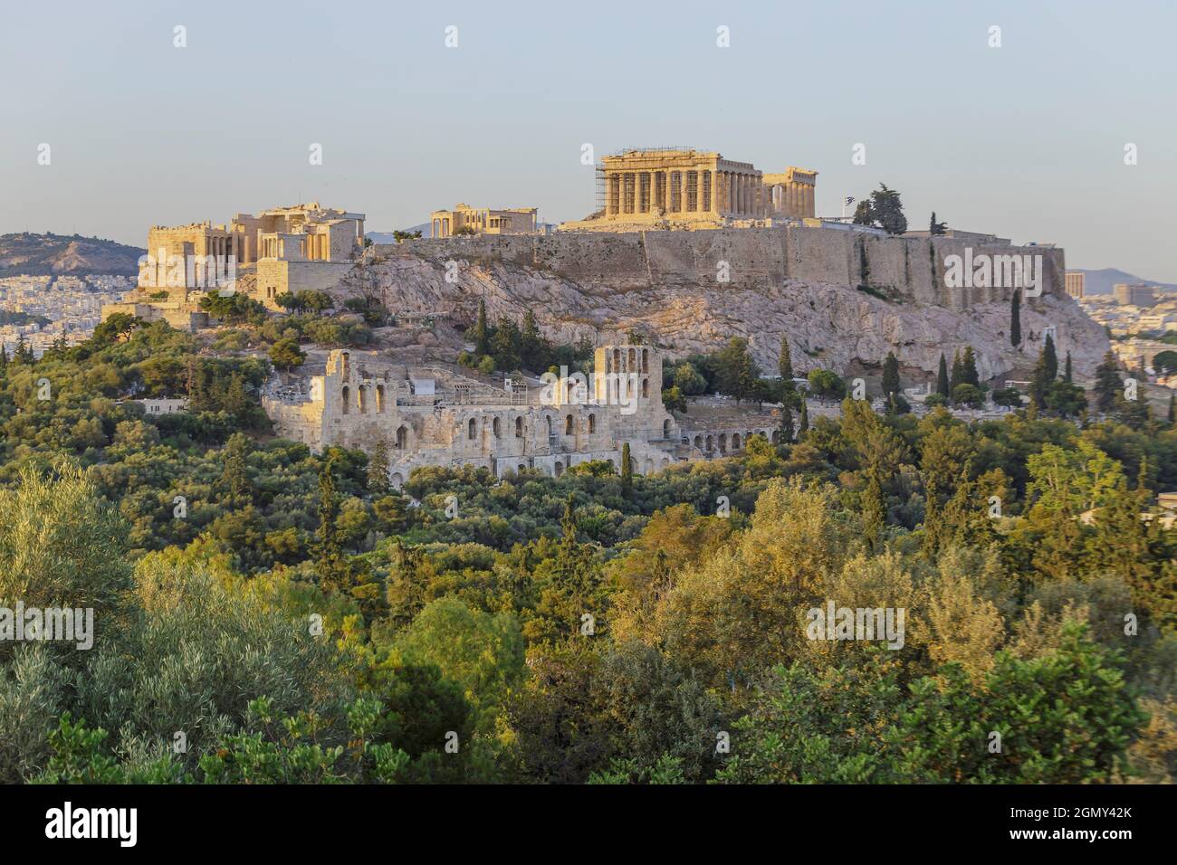 Parthenon acropolis landscape hi-res stock photography and images - Alamy