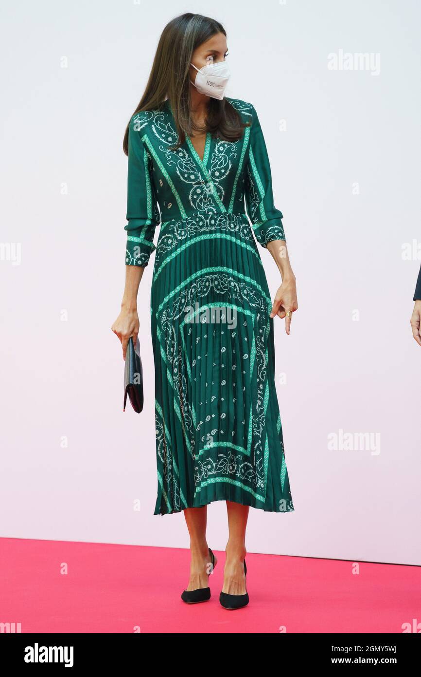 Madrid, Spain. 21st Sep, 2021. Letizia Ortiz Rocasolano Queen of Spain ...