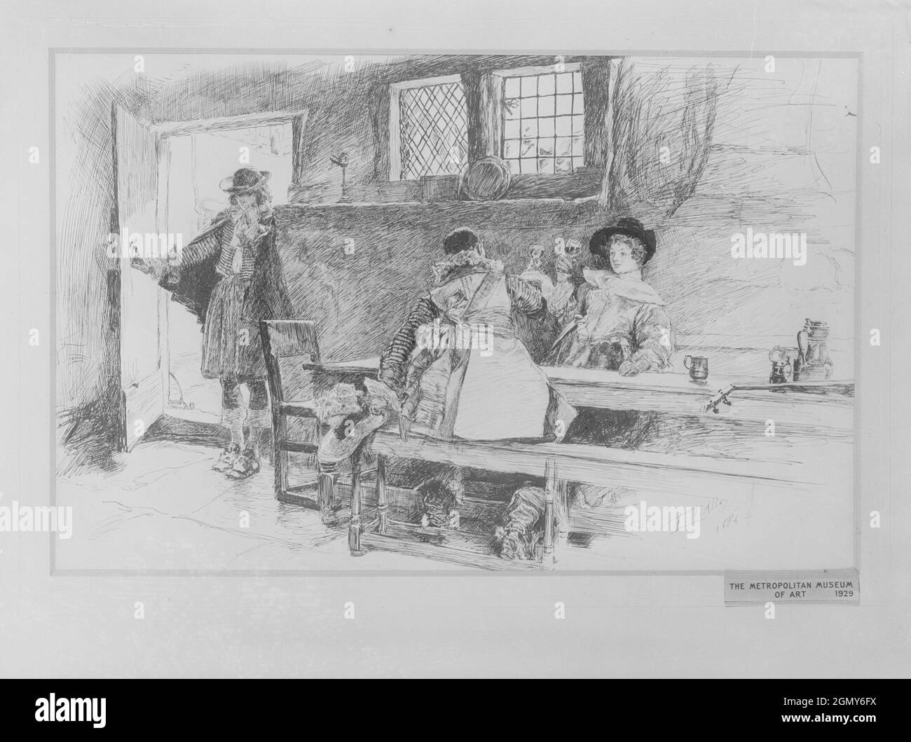 Edwin a abbey drawing hi-res stock photography and images - Alamy
