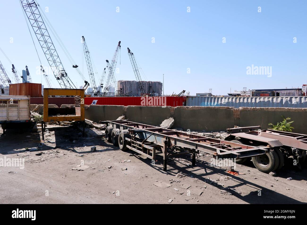 Beirut port to rebuild hi-res stock photography and images - Alamy