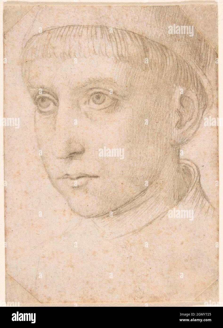 Head of a Boy. Artist: Attributed to Master of the Legend of Saint Ursula (Netherlandish, active ...