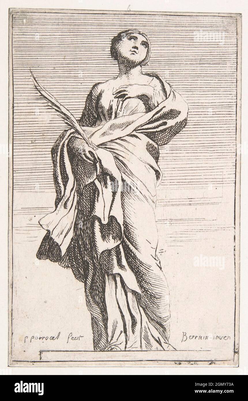 Standing Female Figure. Artist: Pierre Ignace Parrocel (French, 1702 ... Standing Female Figure. Artist: Pierre Ignace Parrocel (French, 1702 ...