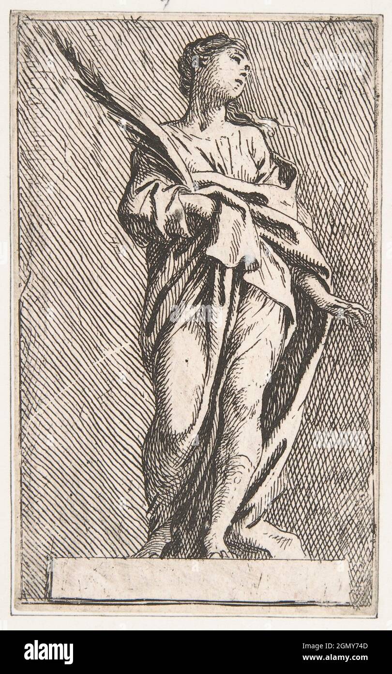 Standing Female Figure. Artist: Pierre Ignace Parrocel (French, 1702 ... Standing Female Figure. Artist: Pierre Ignace Parrocel (French, 1702 ...