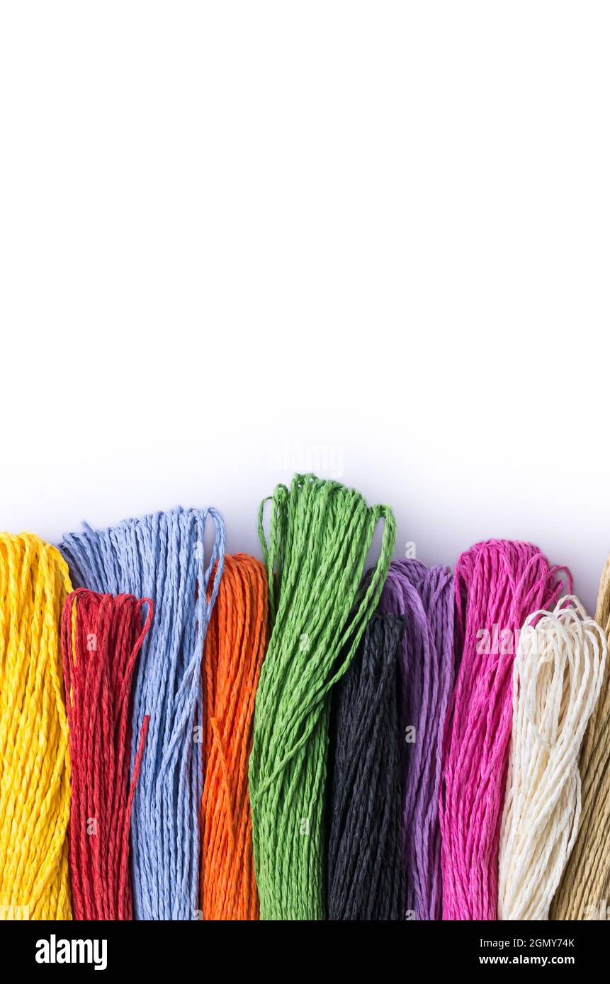 paper yarn strings, colorful background wallpaper design for graphic ...