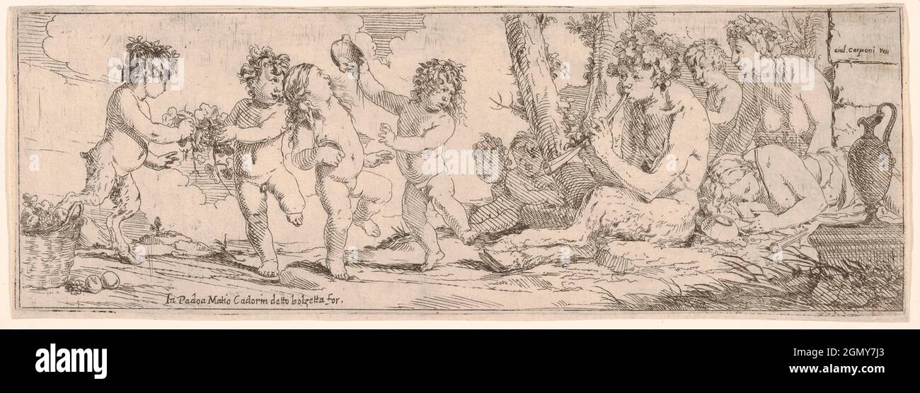 Three putti figures playing hi-res stock photography and images - Alamy