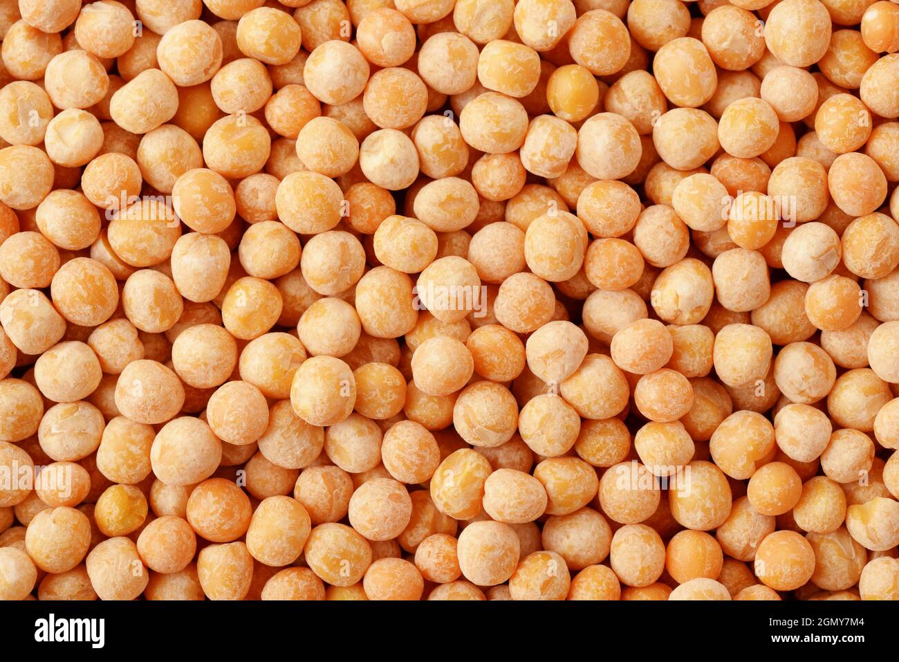 Top view of dry yellow peas texture background Stock Photo - Alamy