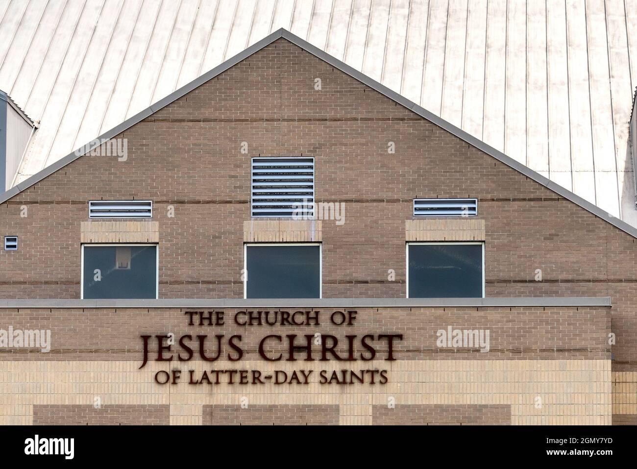Exterior building architecture of the Church of Jesus Christ of Latter ...