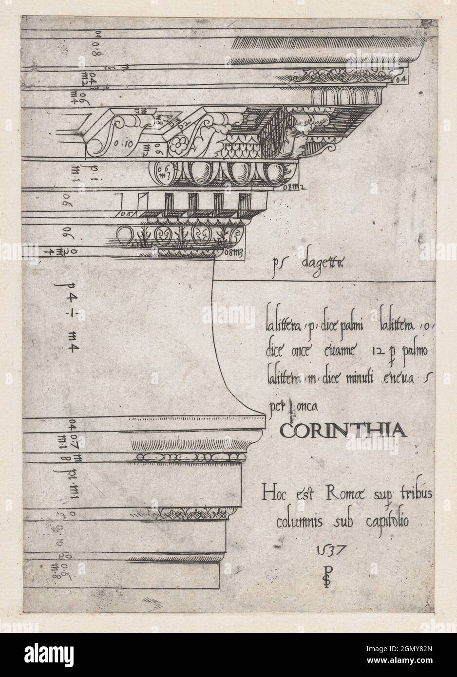 Speculum Romanae Magnificentiae: Entablature from the Temple of Castor ...