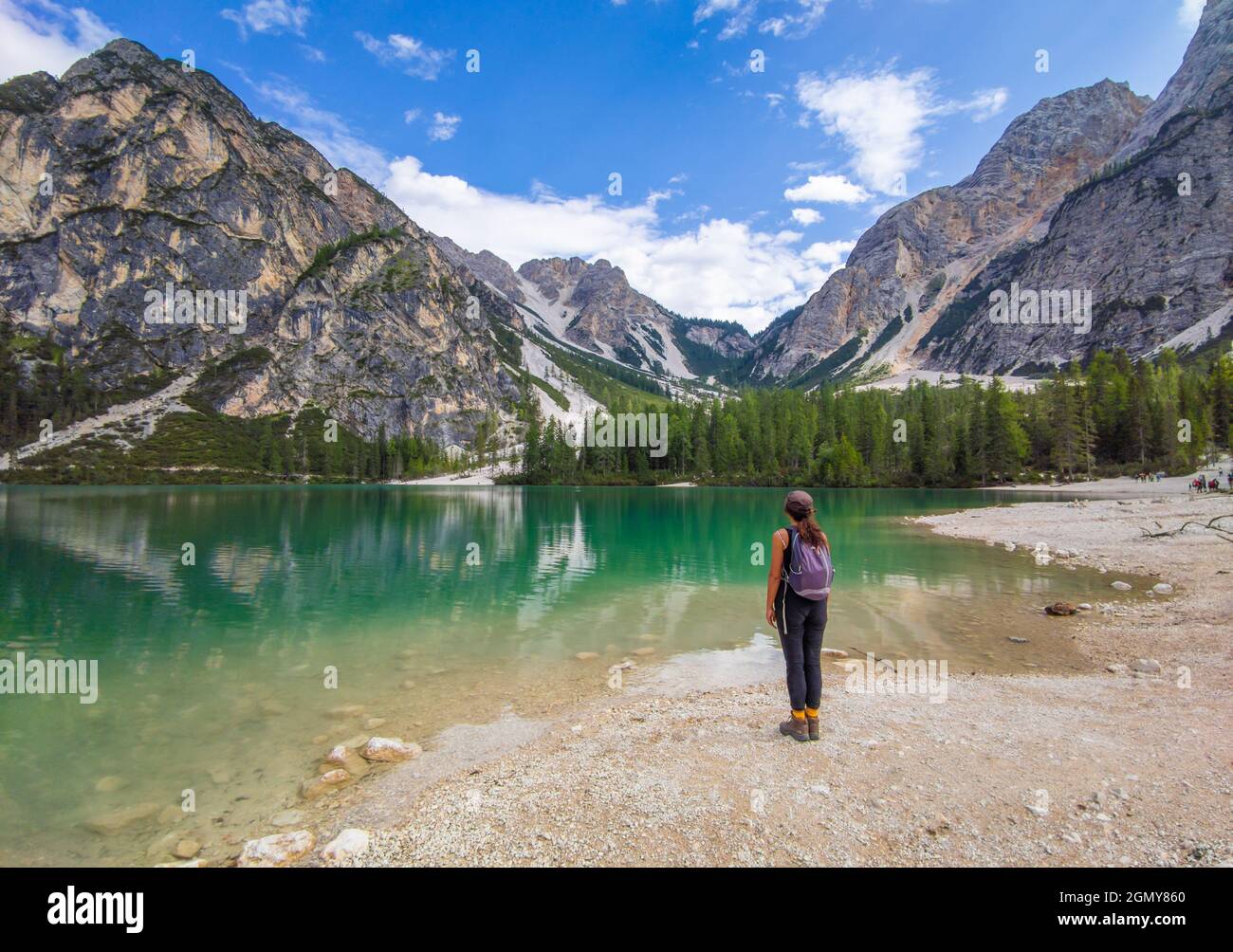 Dolomiti (Italy) - A view of the awesome Dolomites mountain range ...