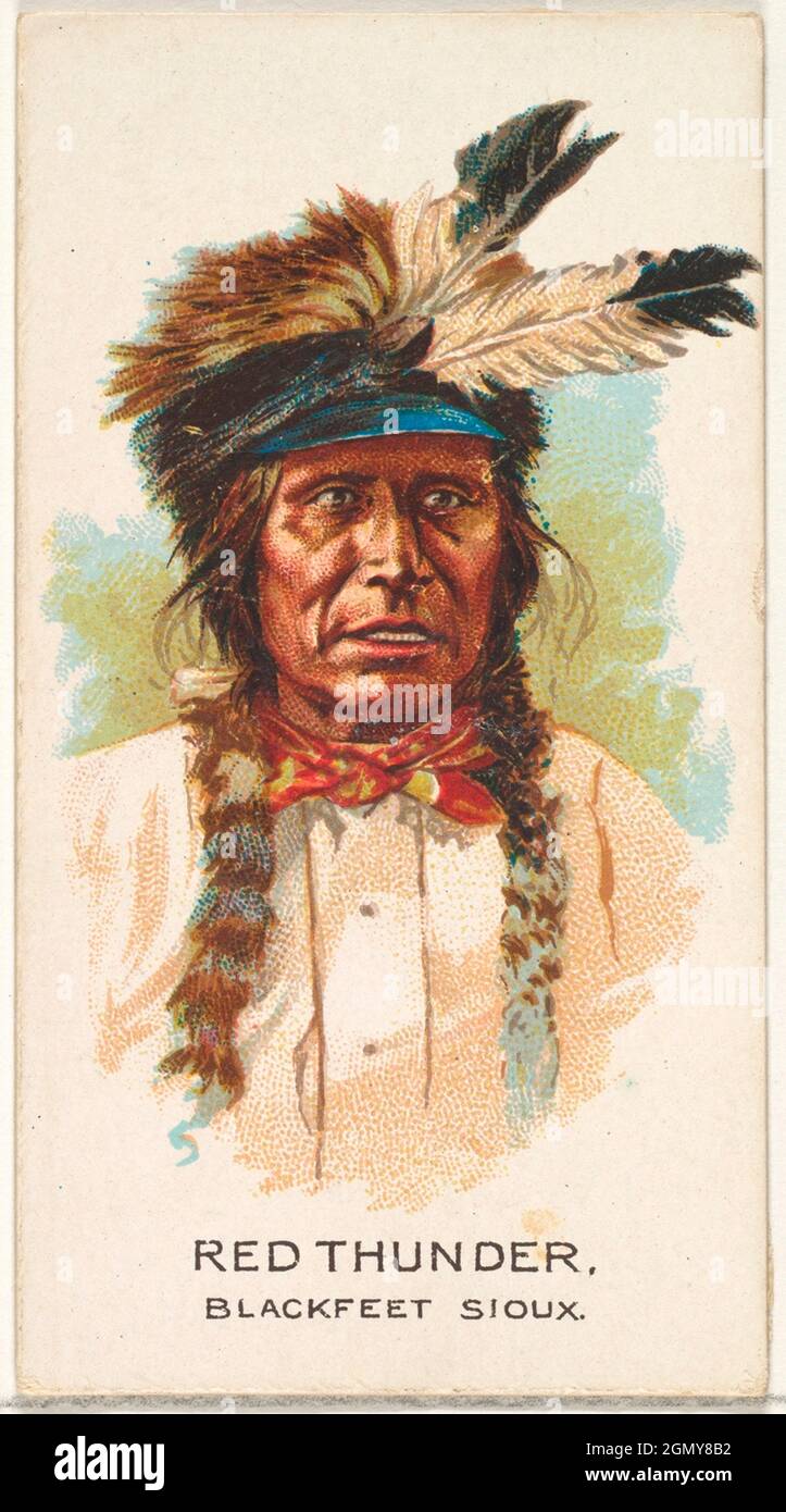 Red indian sioux hi-res stock photography and images - Alamy