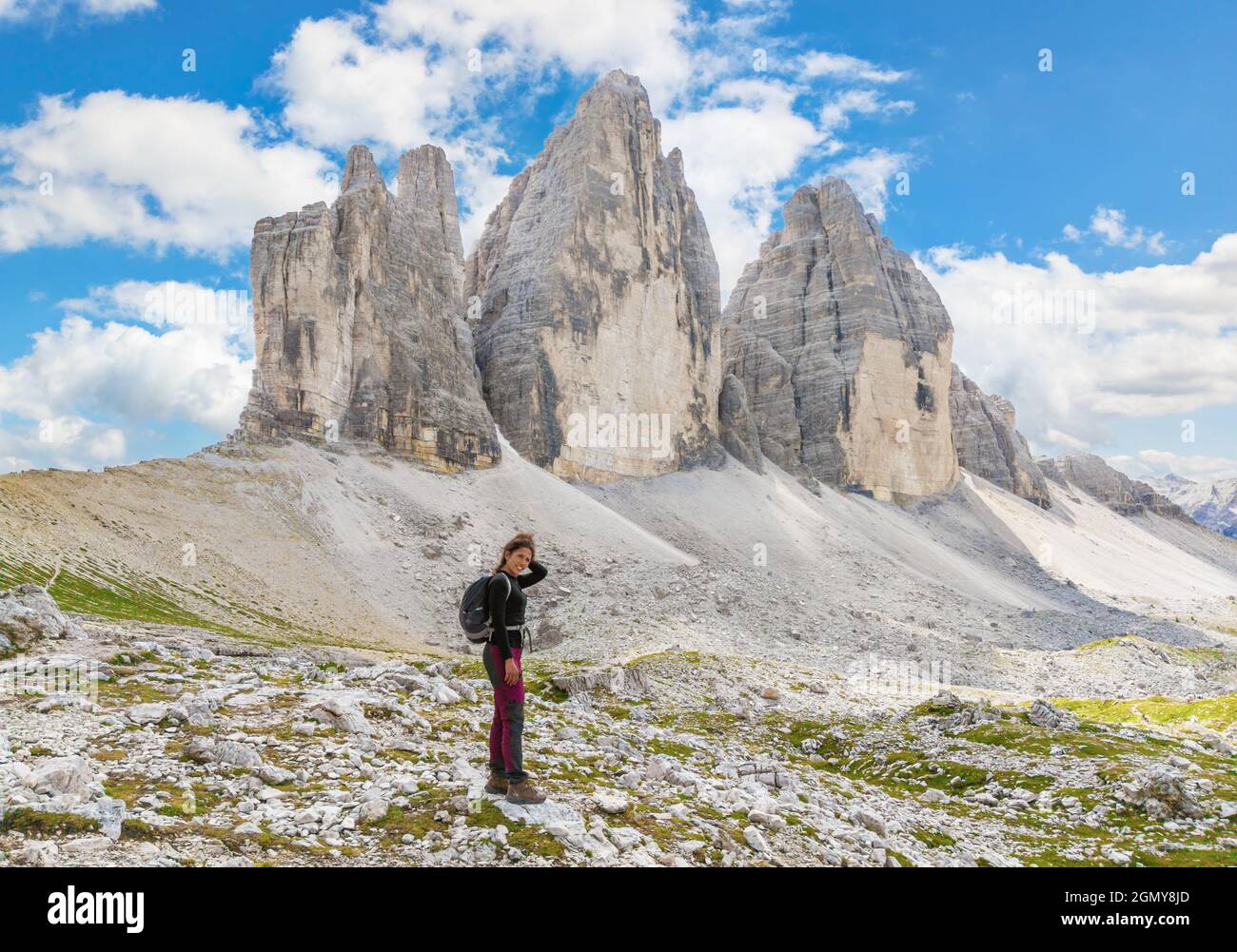 Dolomiti (Italy) - A view of the awesome Dolomites mountain range ...