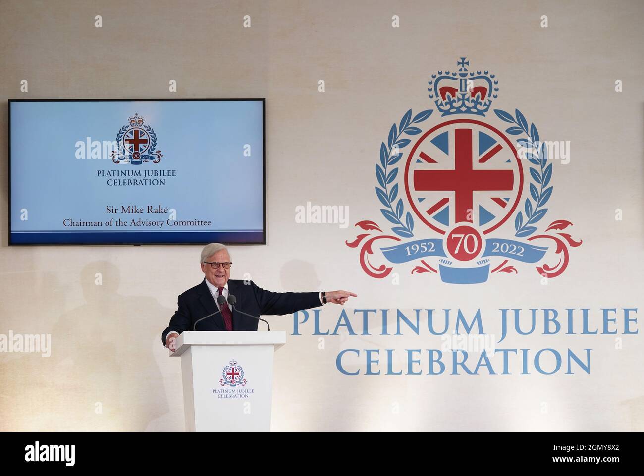 Sir Mike Rake, Chairman of the Advisory Committee, speaking during the ...