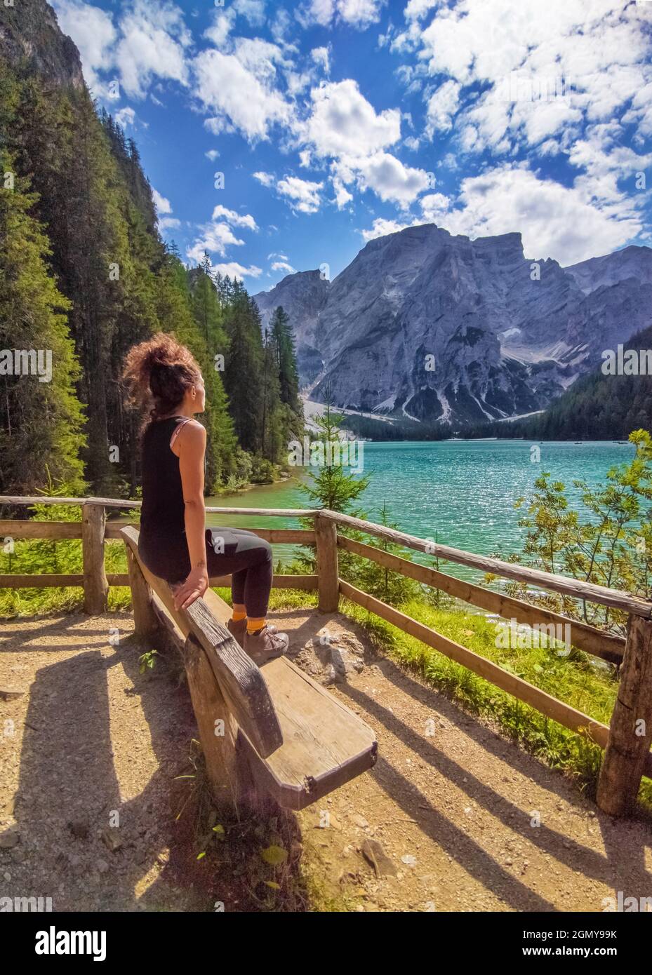 Dolomiti (Italy) - A view of the awesome Dolomites mountain range ...