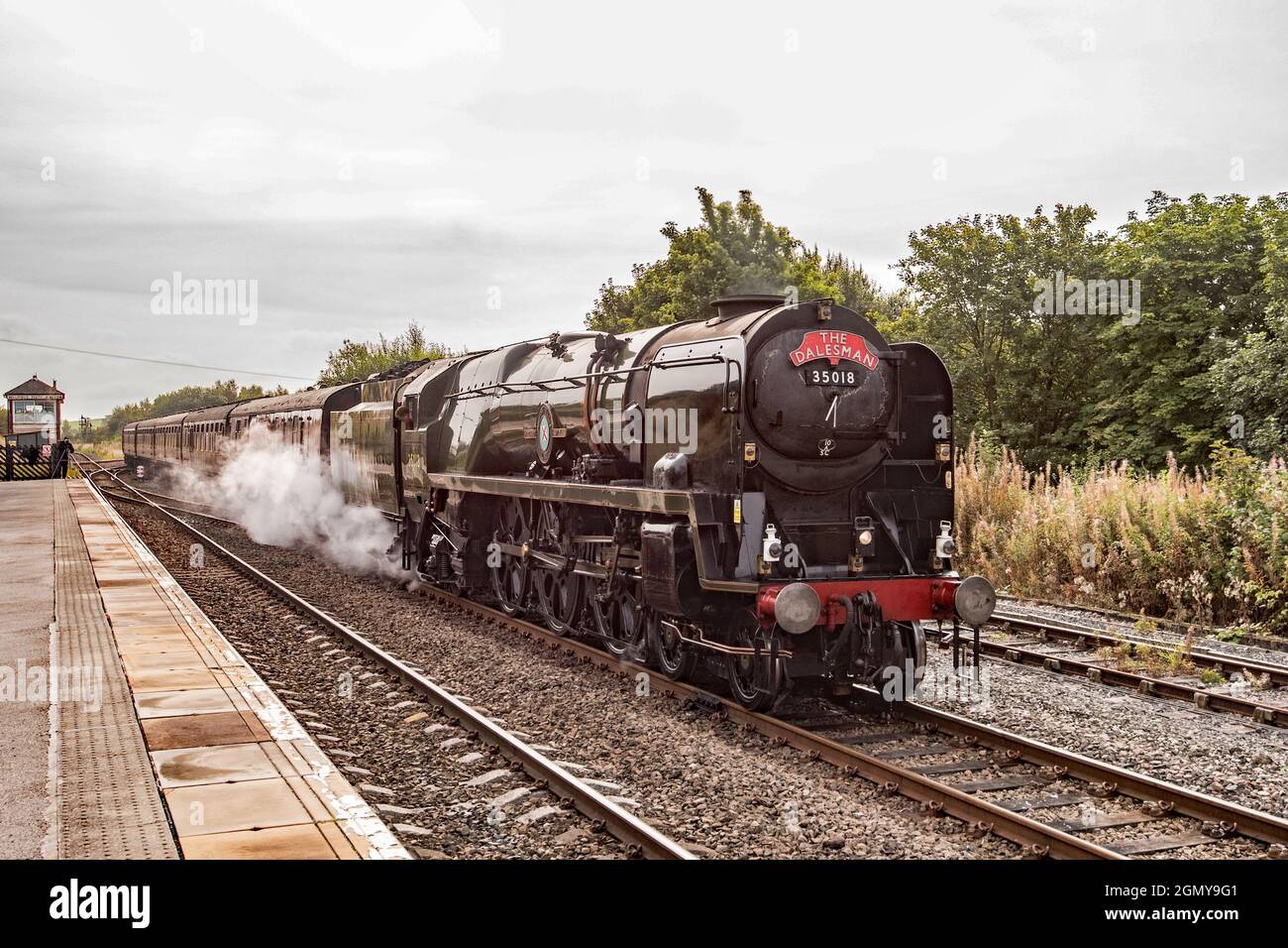 Steam locomotives at hellifield hi-res stock photography and images - Alamy