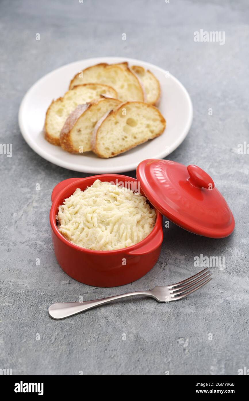 brandade of cod (creamy paste with dried salted cod, potatoes, milk and ...