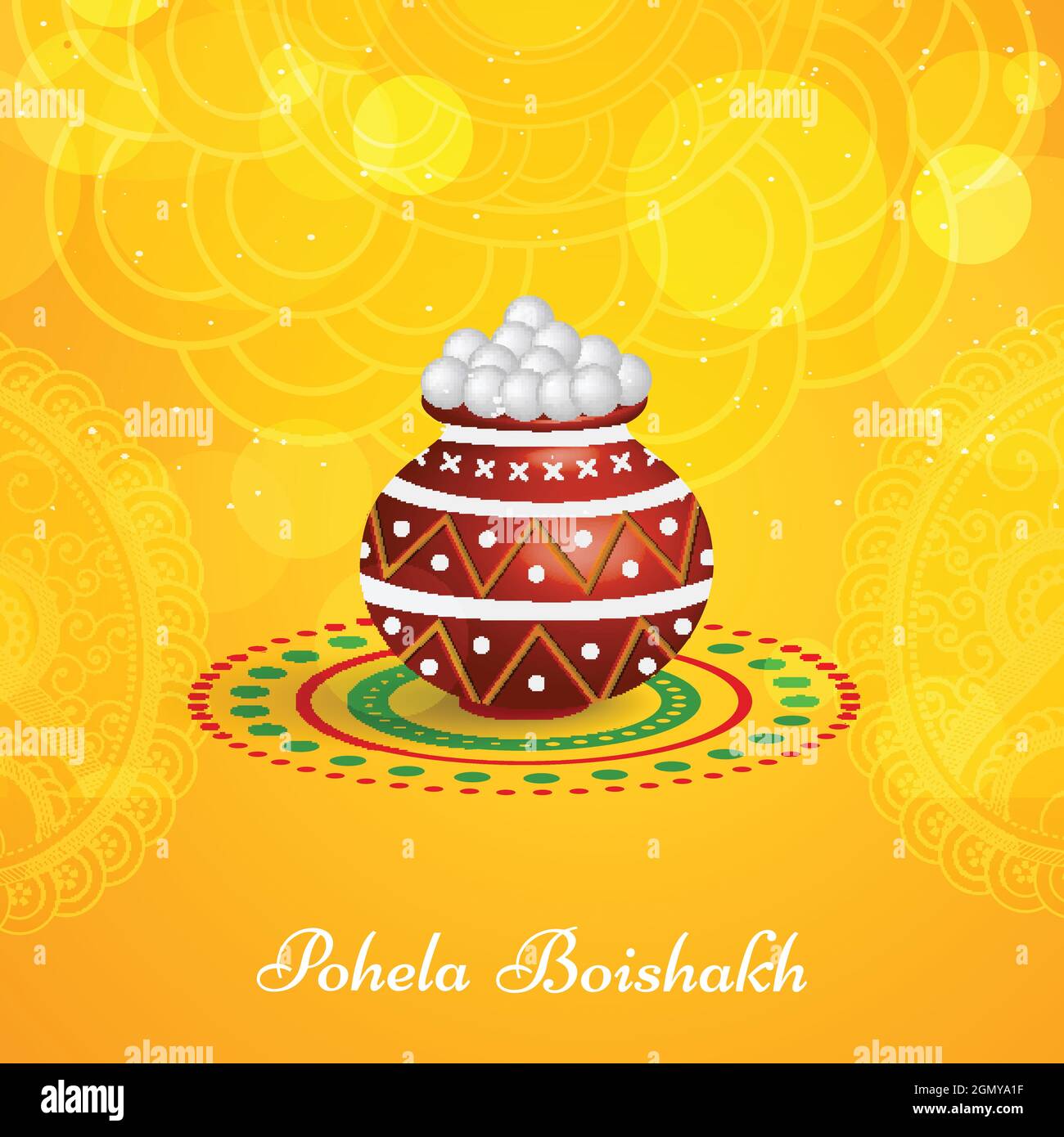 Bengali new year festival Stock Vector Images - Alamy