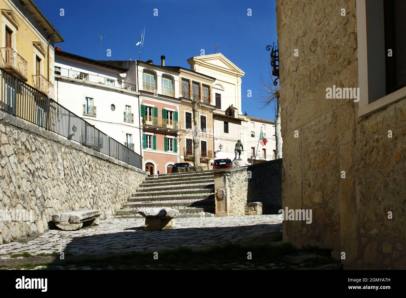 Village, Fontecchio, Abruzzo, Italy, Europe Stock Photo - Alamy