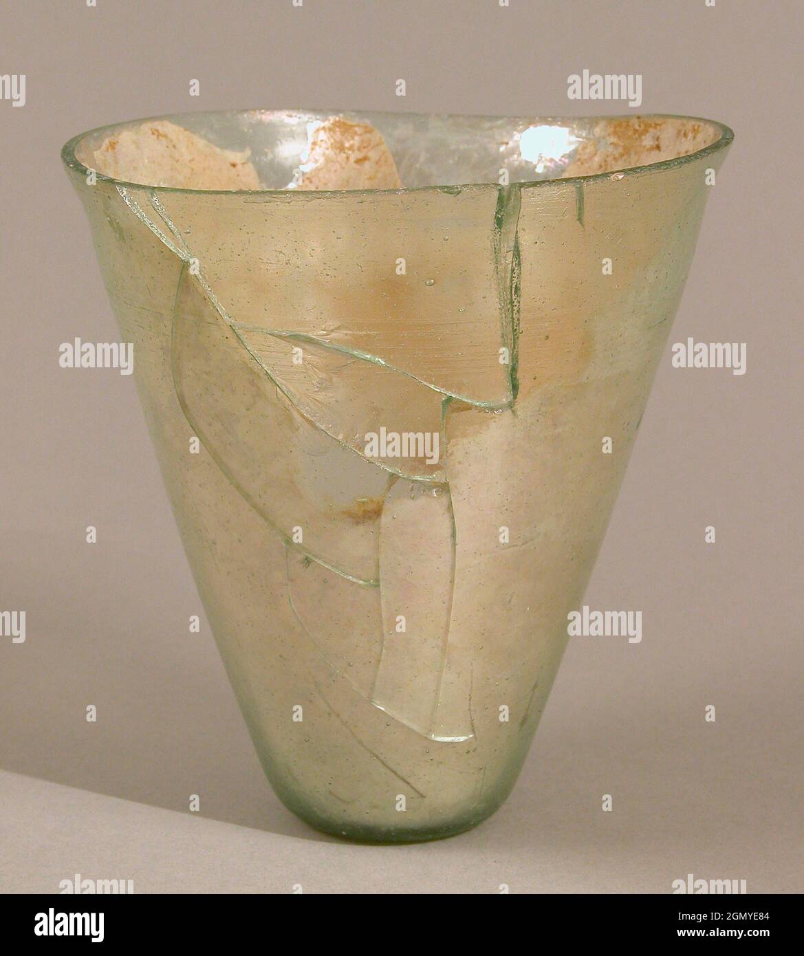 Conical Glass Beaker. Date: 4th-5th century; Culture: Frankish; Medium ...
