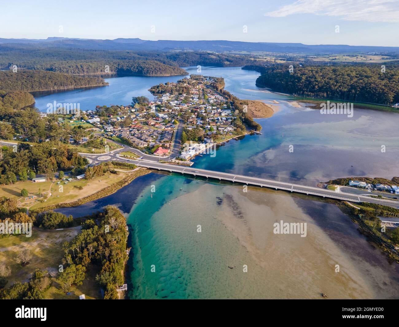 Burrill Lake bridge, South Coast, NSW, Australia Stock Photo - Alamy
