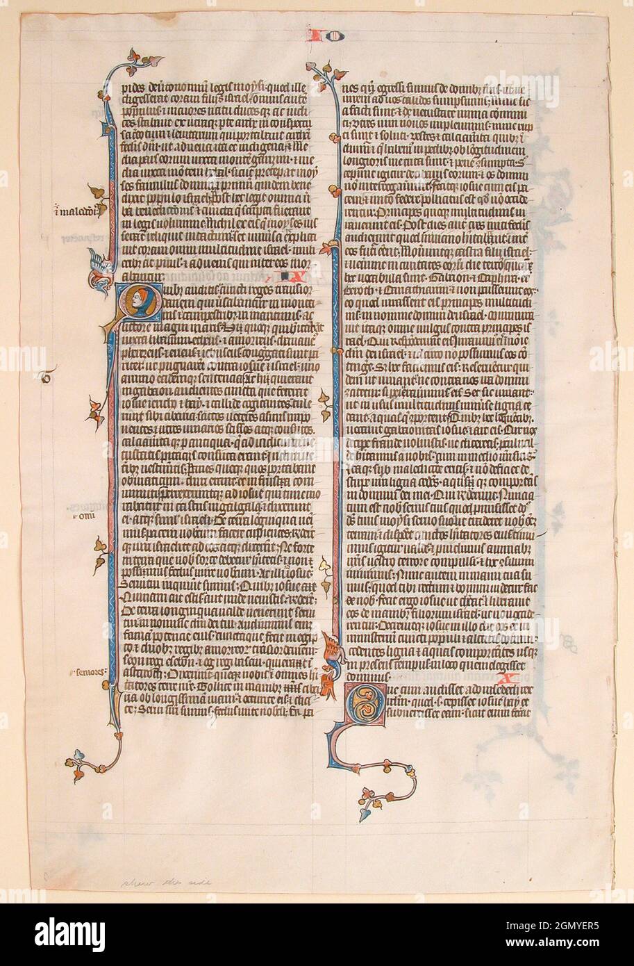 Manuscript parchment bible hi-res stock photography and images - Alamy