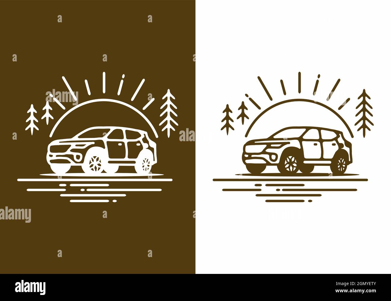Line art illustration of car design Stock Vector Image & Art - Alamy