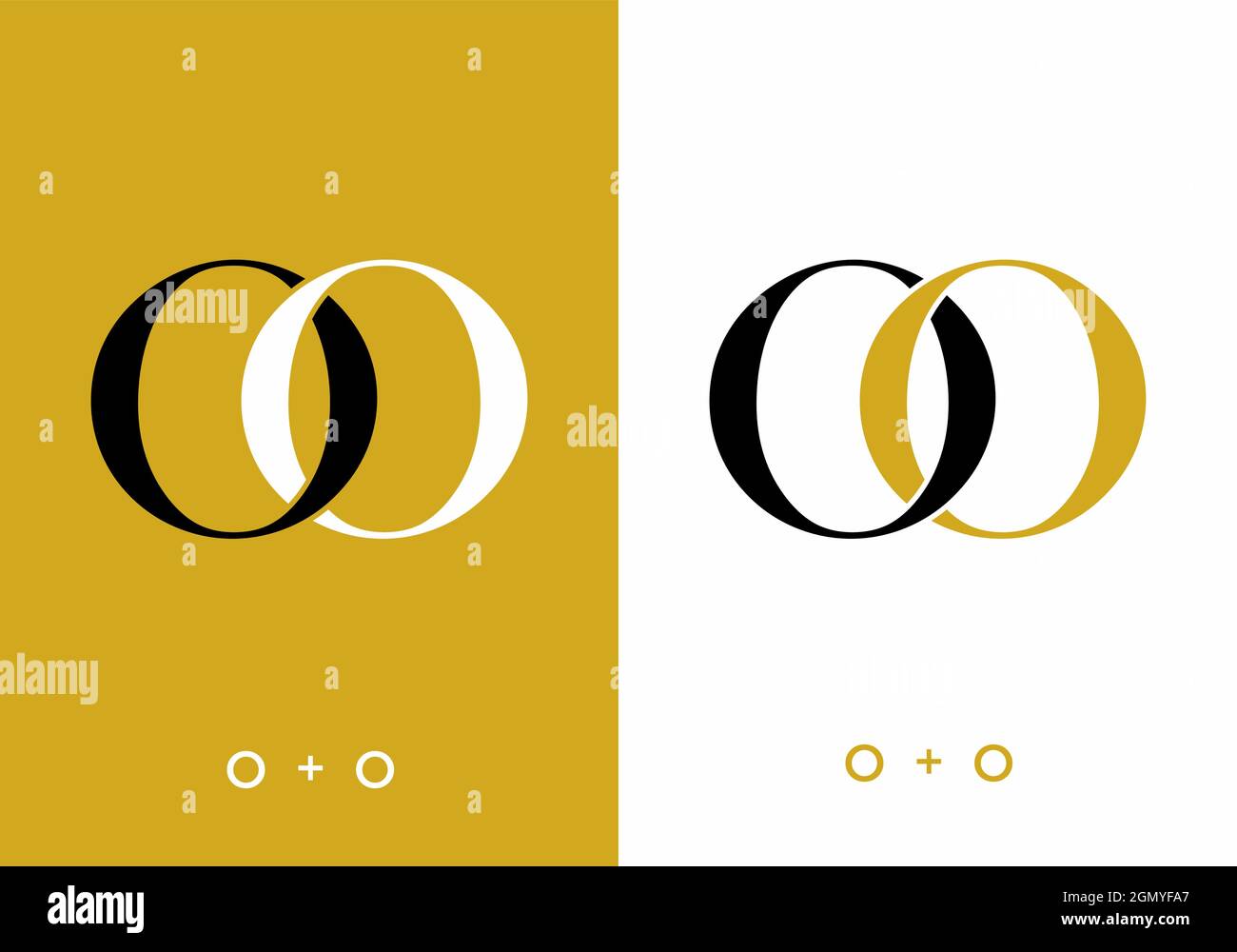 Oo initials logo hi-res stock photography and images - Alamy