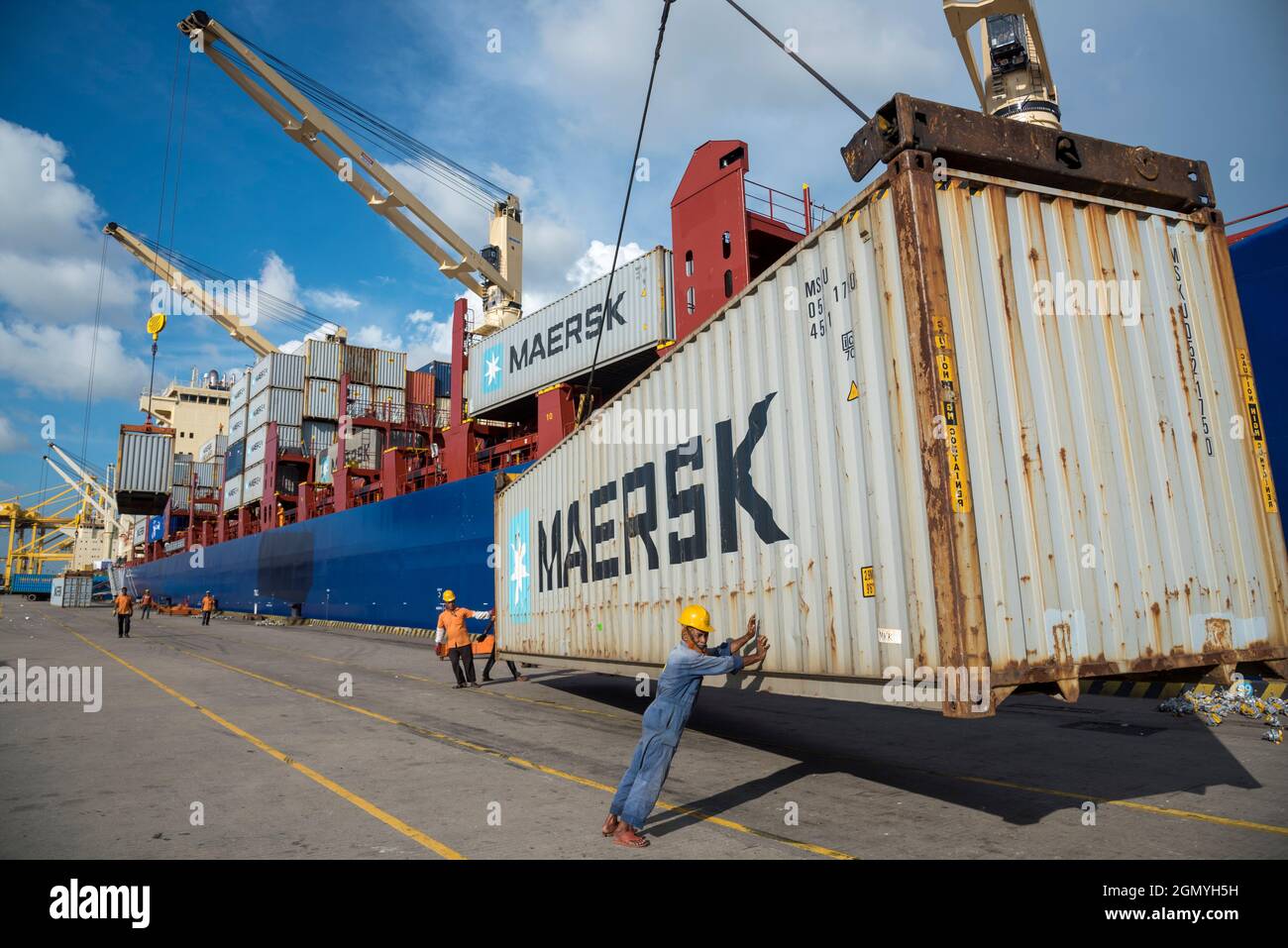 Chittagong Port Activity. Chittagong port activities Stock Photo - Alamy